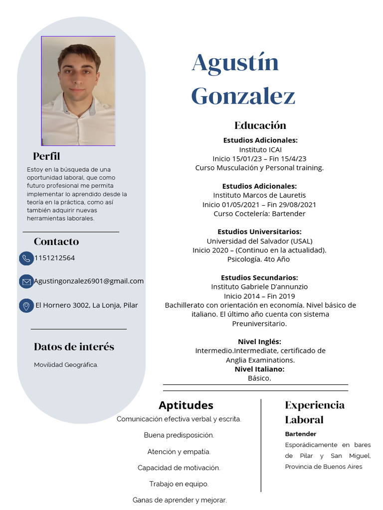 CV - Agustin Gonzalez | PDF