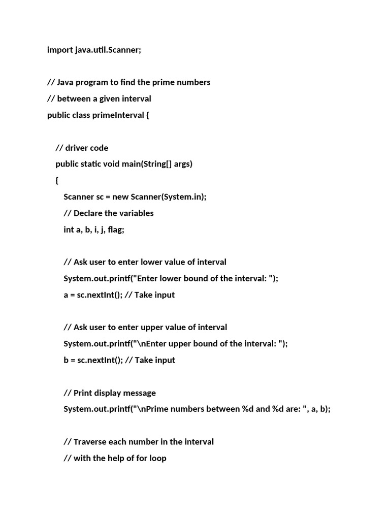 Prime Interval Ok | PDF