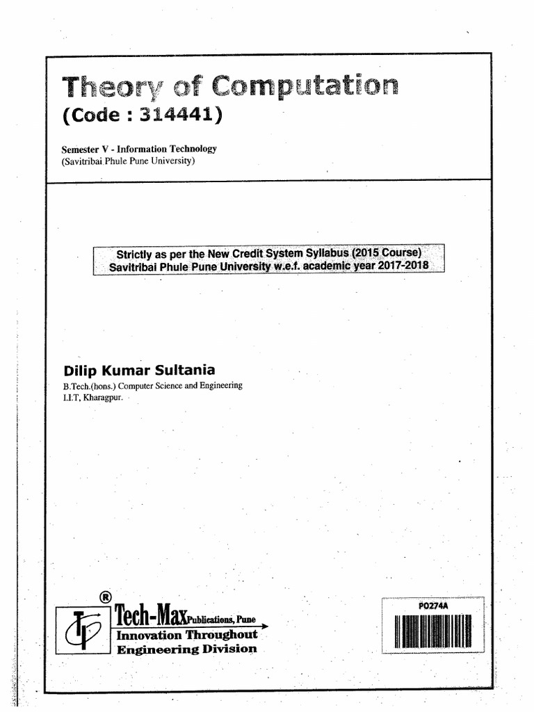 Theory of Computation | PDF
