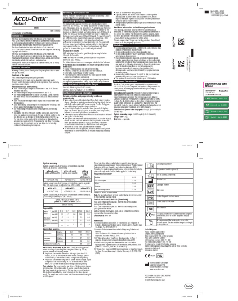 Accu-Chek Instant - Test Strip Insert | PDF