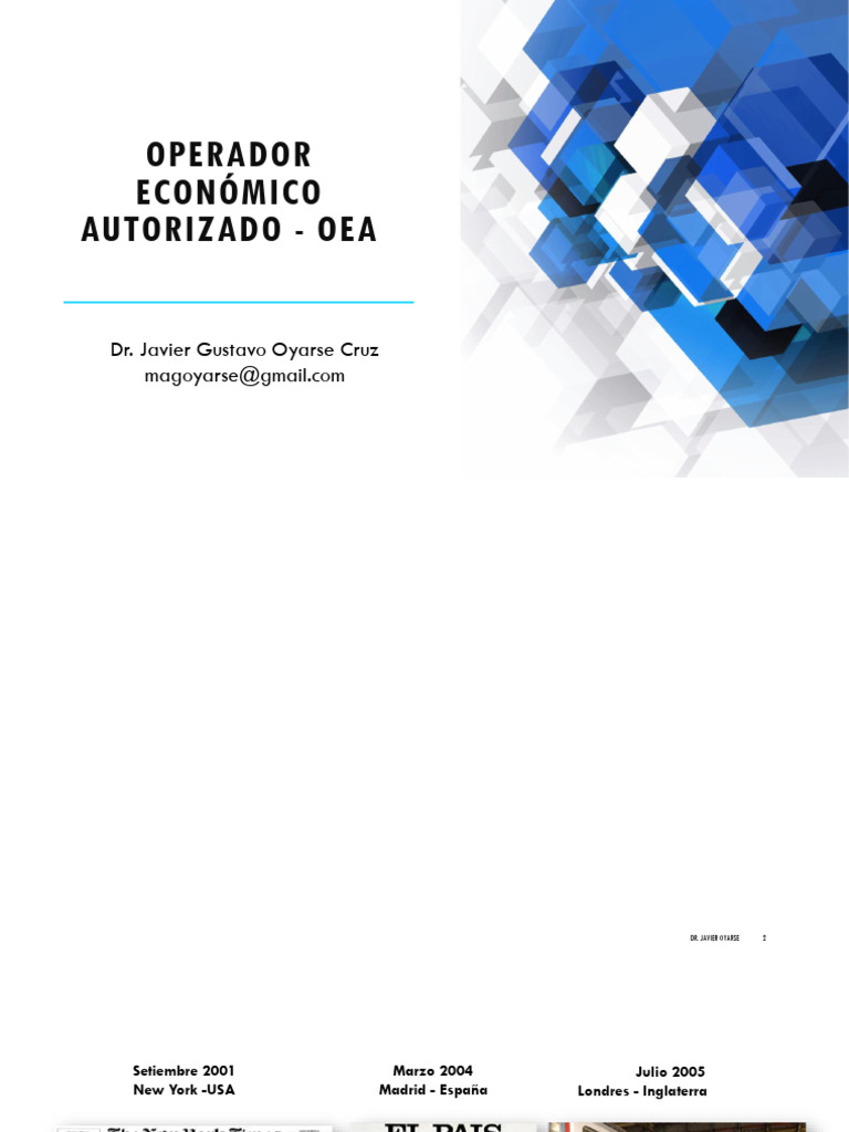 Operador Economico Autorizado | PDF