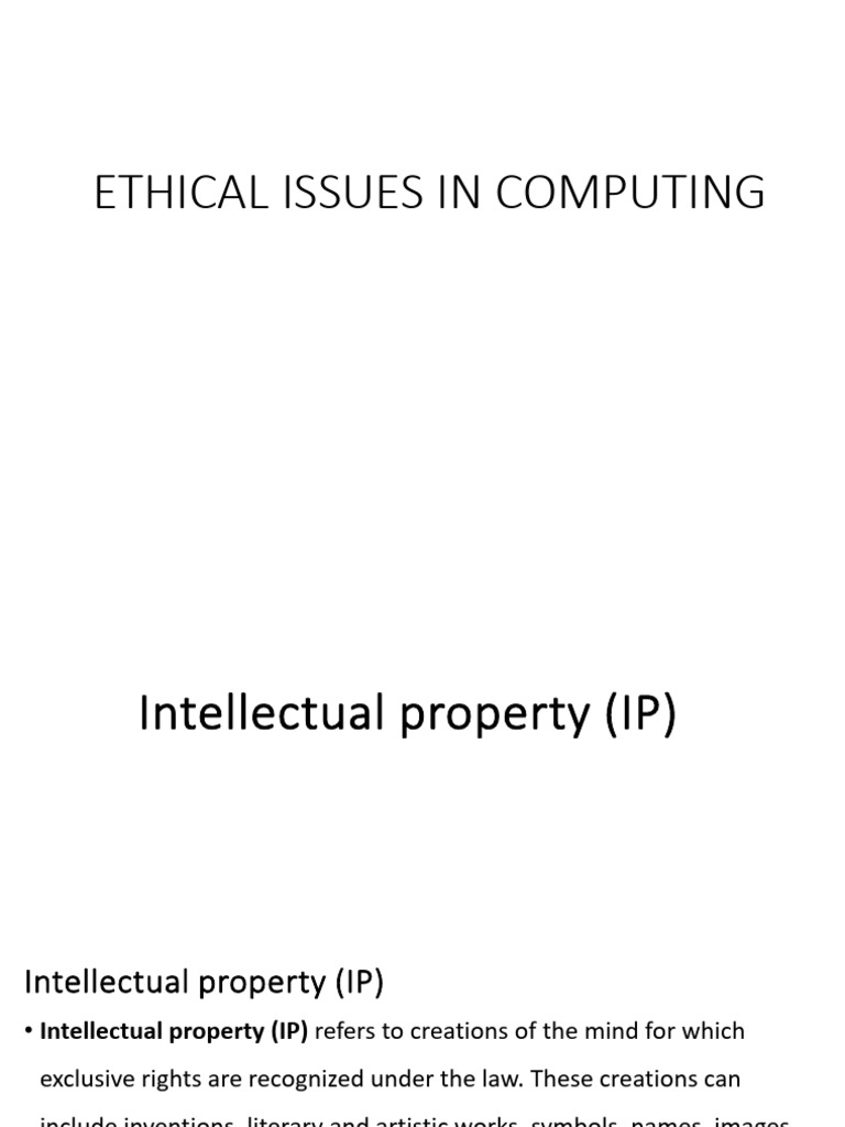 Intellectual Property | PDF