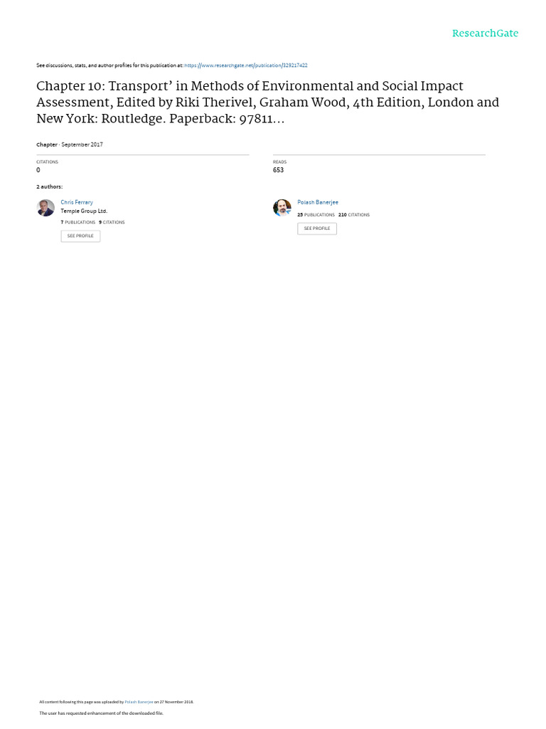 Chapter Transport | PDF