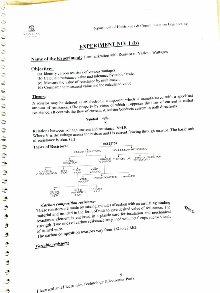 Electronic Labwork | PDF