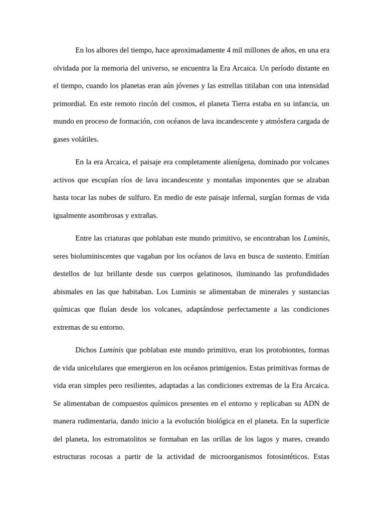 Vida en los Albores del Tiempo | PDF | Volcán | Lava