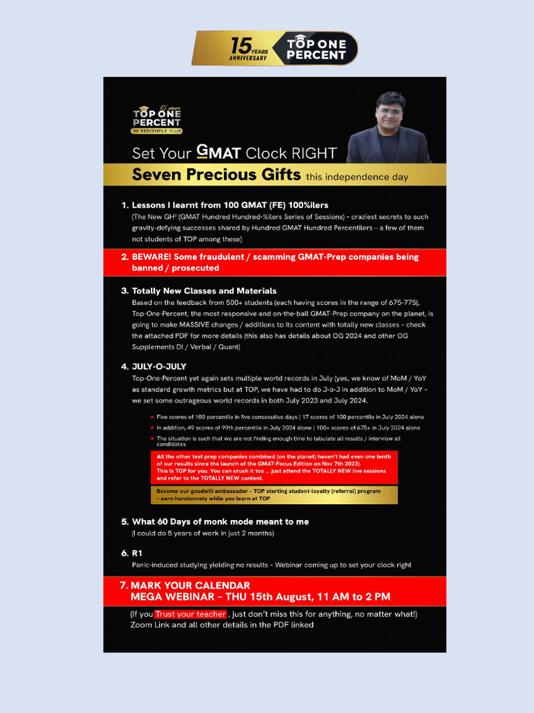 Seven Precious Gifts | PDF