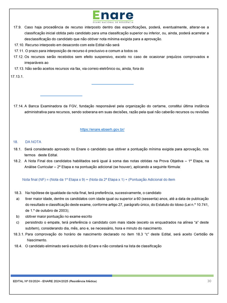 Edital Retificado Enare Res Medica 29 08 24 Final Pdf