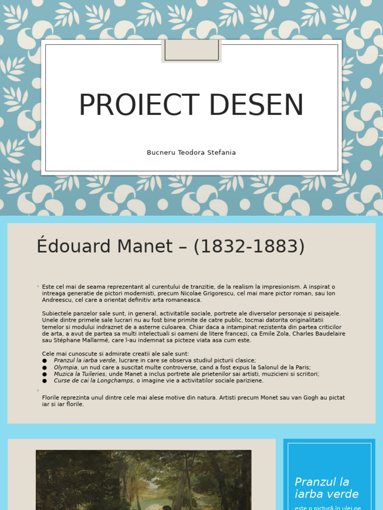 Proiect Desen | PDF