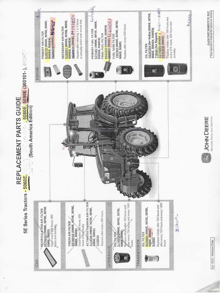 John Deere 5060e - 5080e - 5090e | PDF