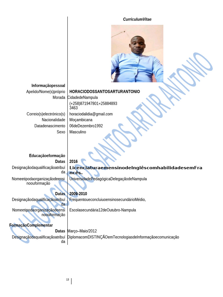 Curriculum Vitae Horacio Update | PDF