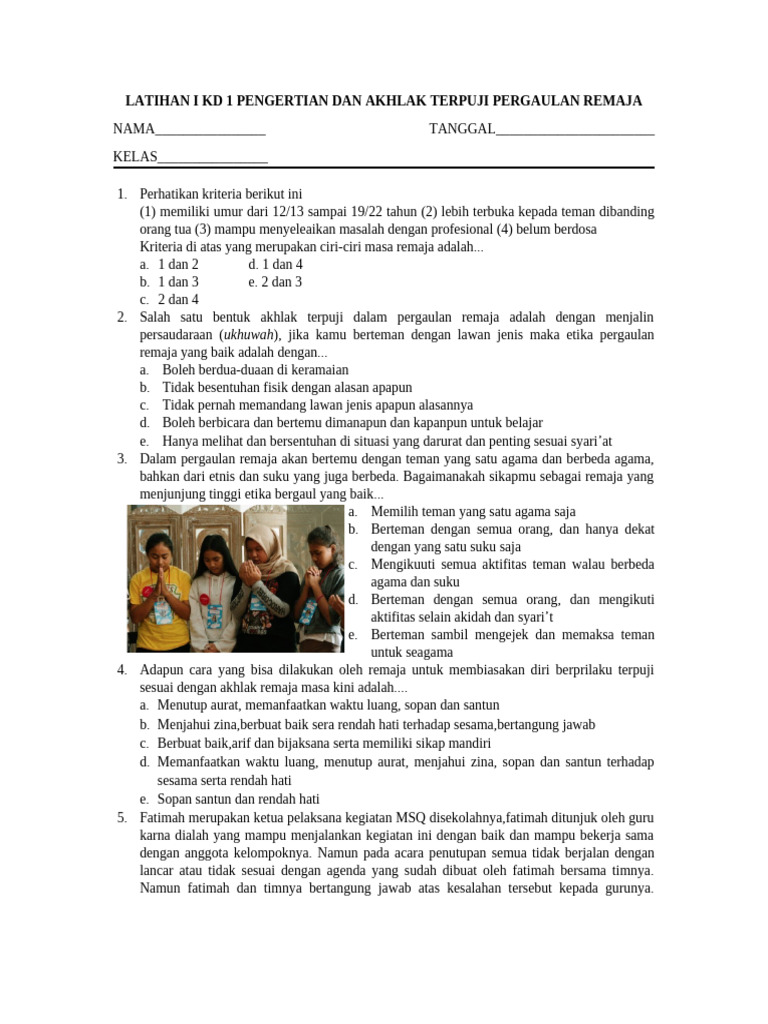 KD1-LATIHAN 1 - Salin | PDF