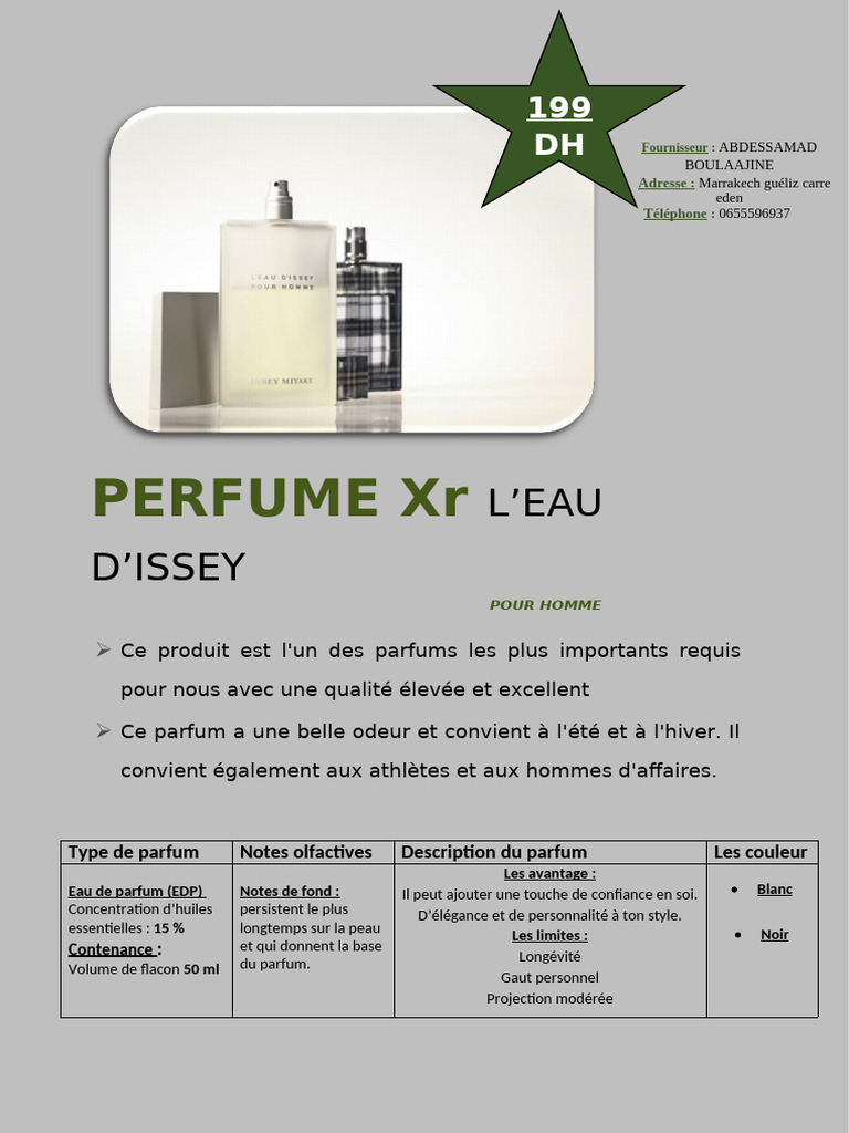 Fiche de Produit | PDF