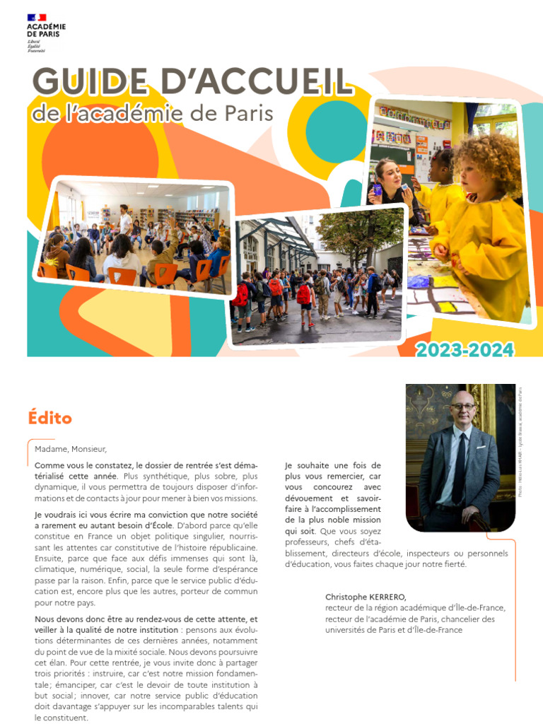 Guide de Rentr e 2023 2024 42265 | PDF