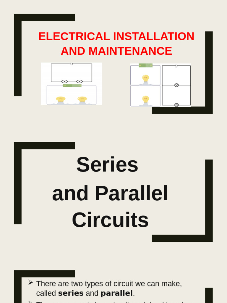Series and Parallel | PDF | Series And Parallel Circuits | Voltage