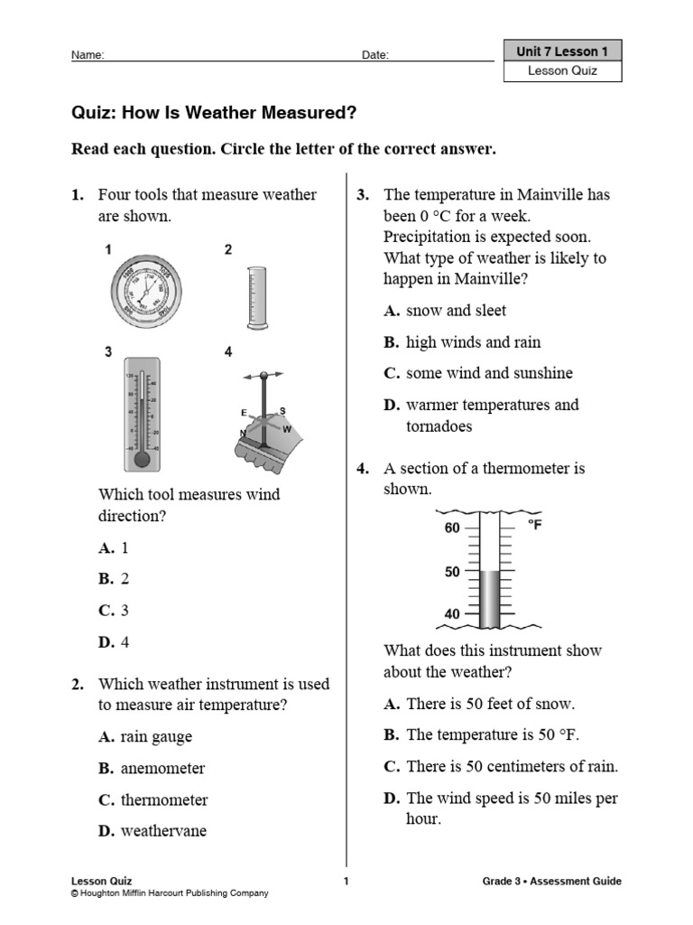 Unit 7 - Lesson 1 Revision | PDF