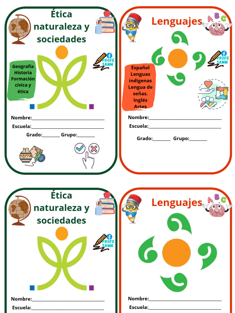 Portadas Campos Formativos - 1-1-6 | PDF