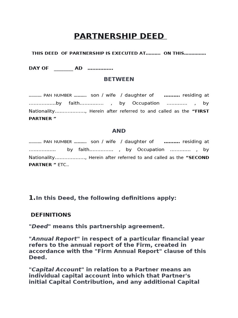 Partnership | PDF
