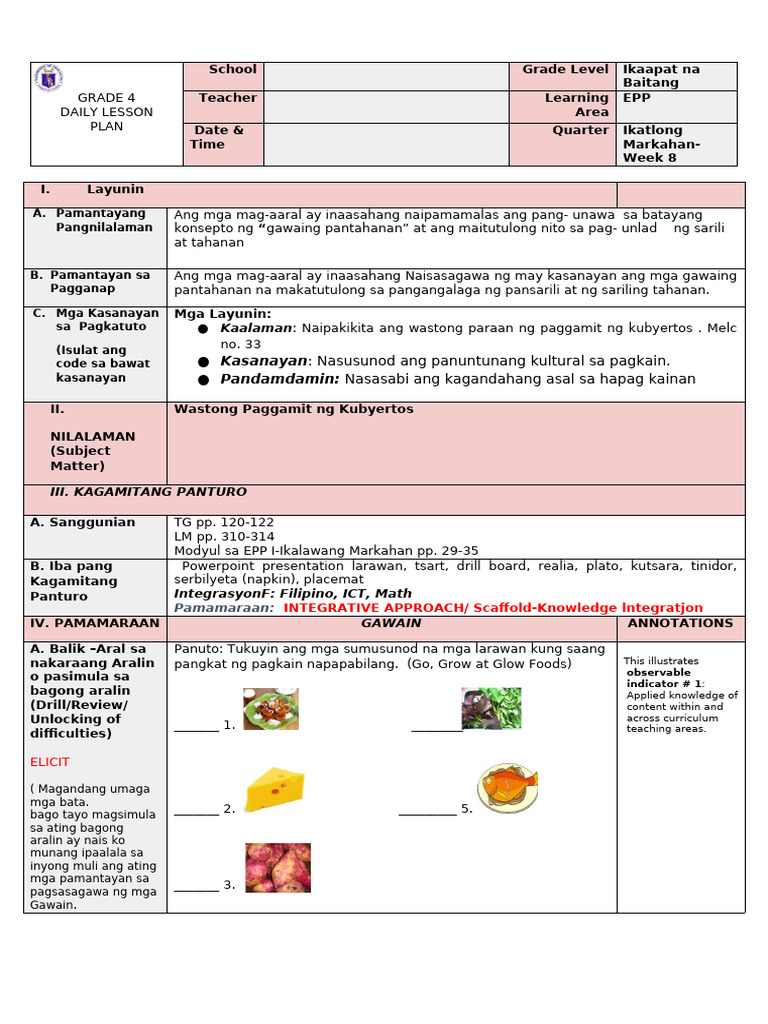 Cot Epp 4 Q2 W8 | PDF