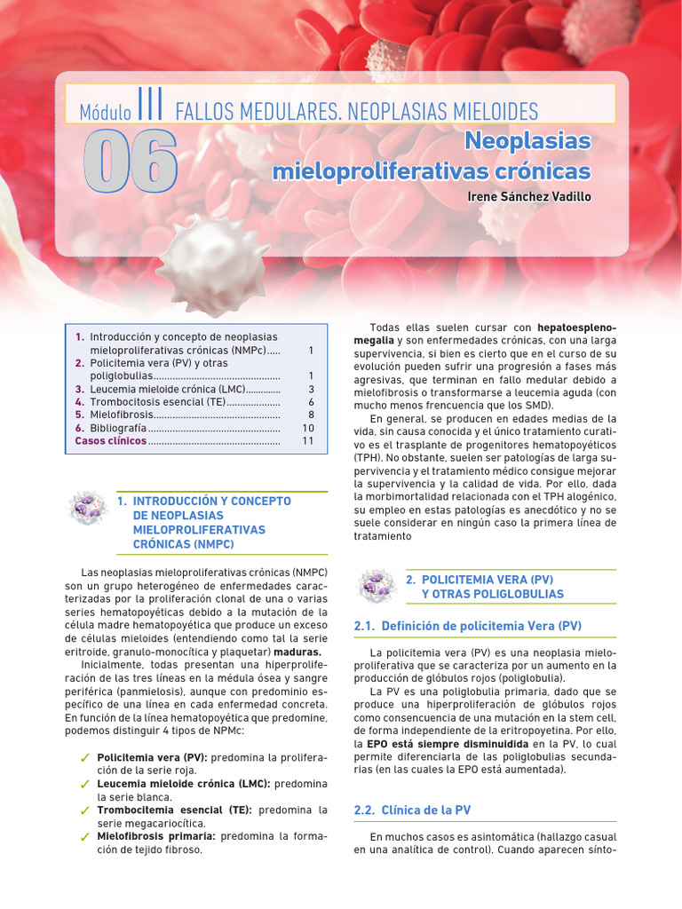 Módulo III Fallos Medulares. Neoplasias Mieloides | PDF