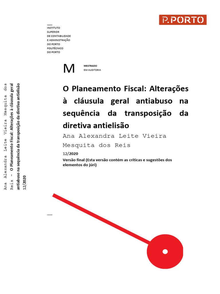Ana Reis MA 2020 | PDF