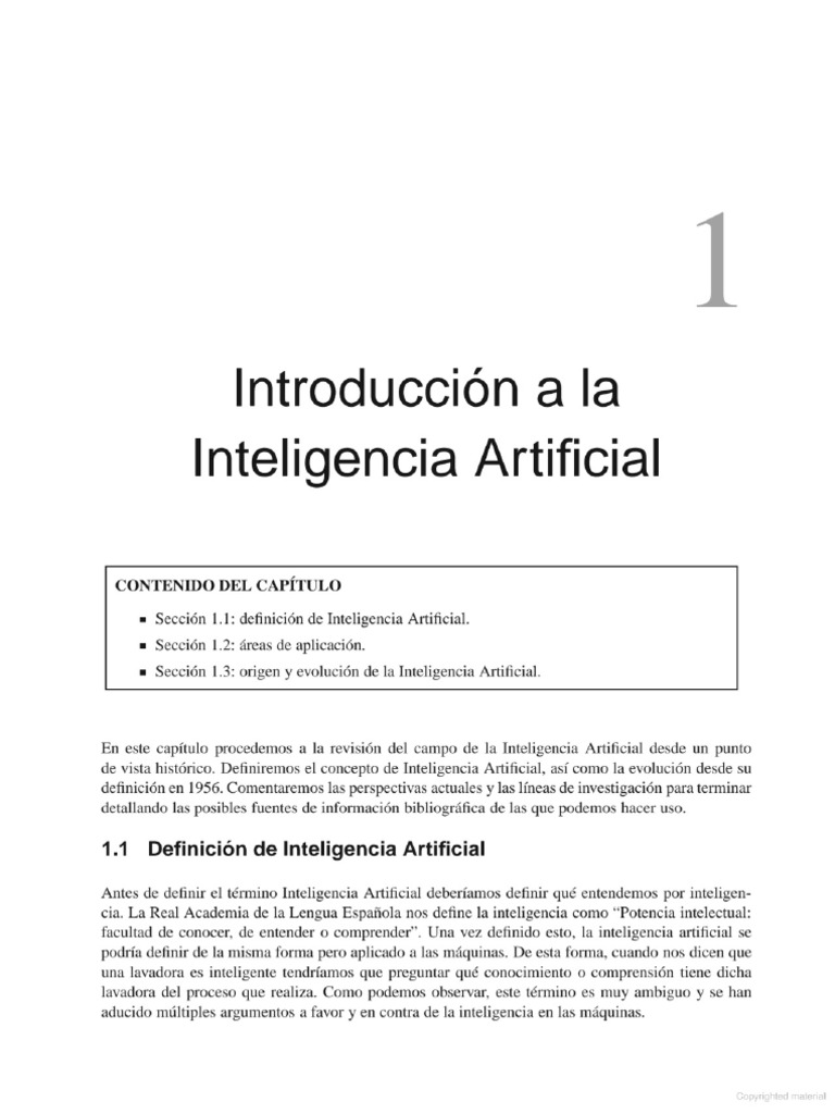 Inteligencia Artificial | PDF