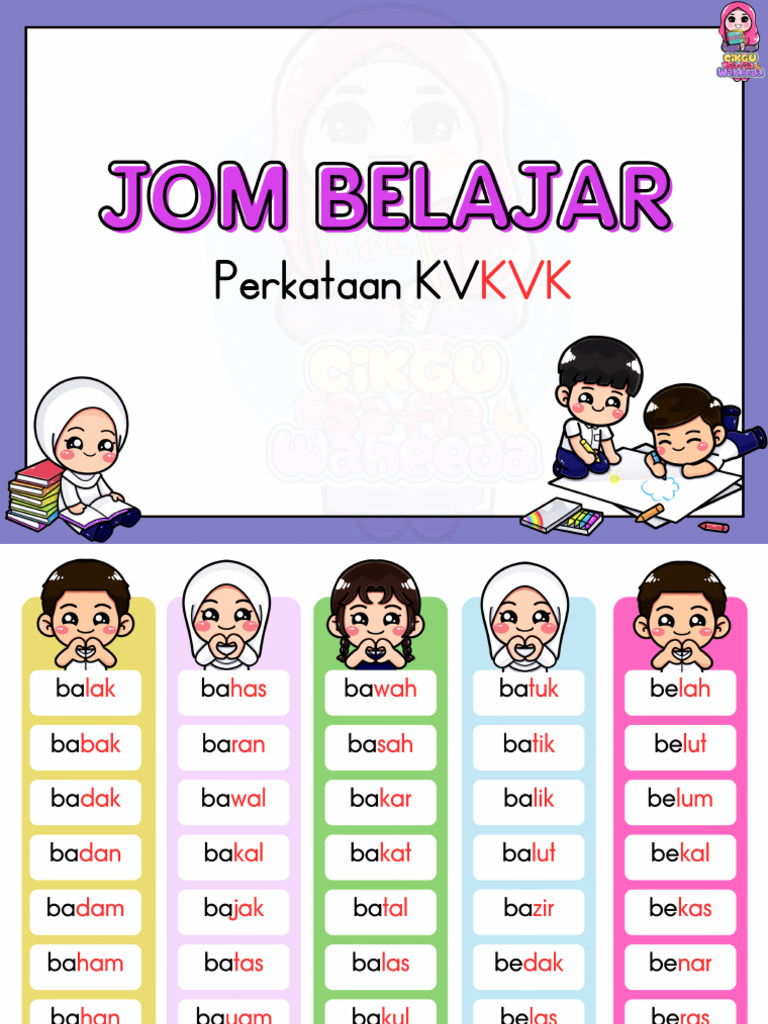 Kad Bacaan KVKVK | PDF