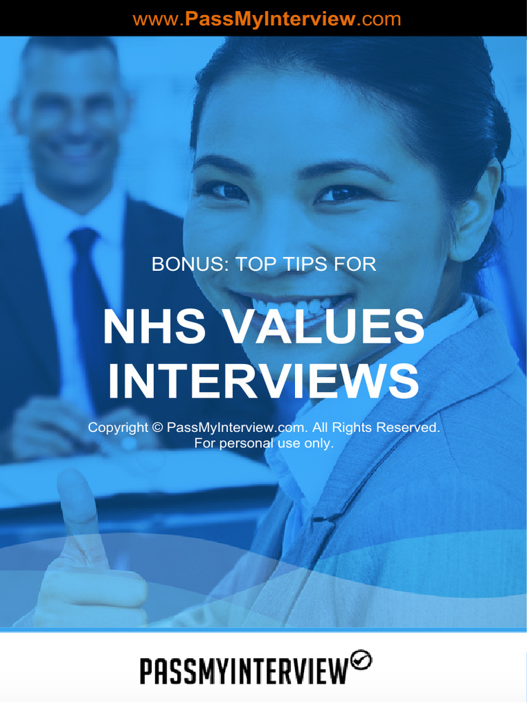 4+TIPS+FOR+PASSING+THE+NHS+VALUES+INTERVIEW Tracked | PDF