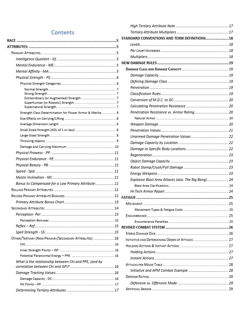 1-Core Rule Revisions-Megaversal v3 | PDF