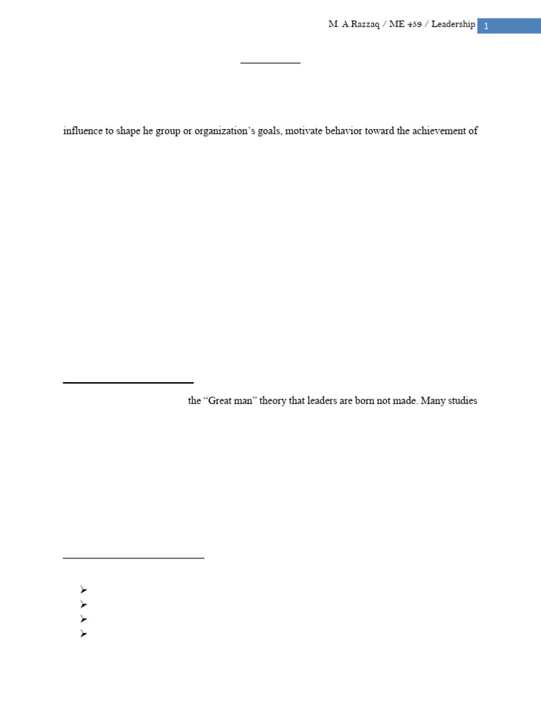 Leadership | PDF