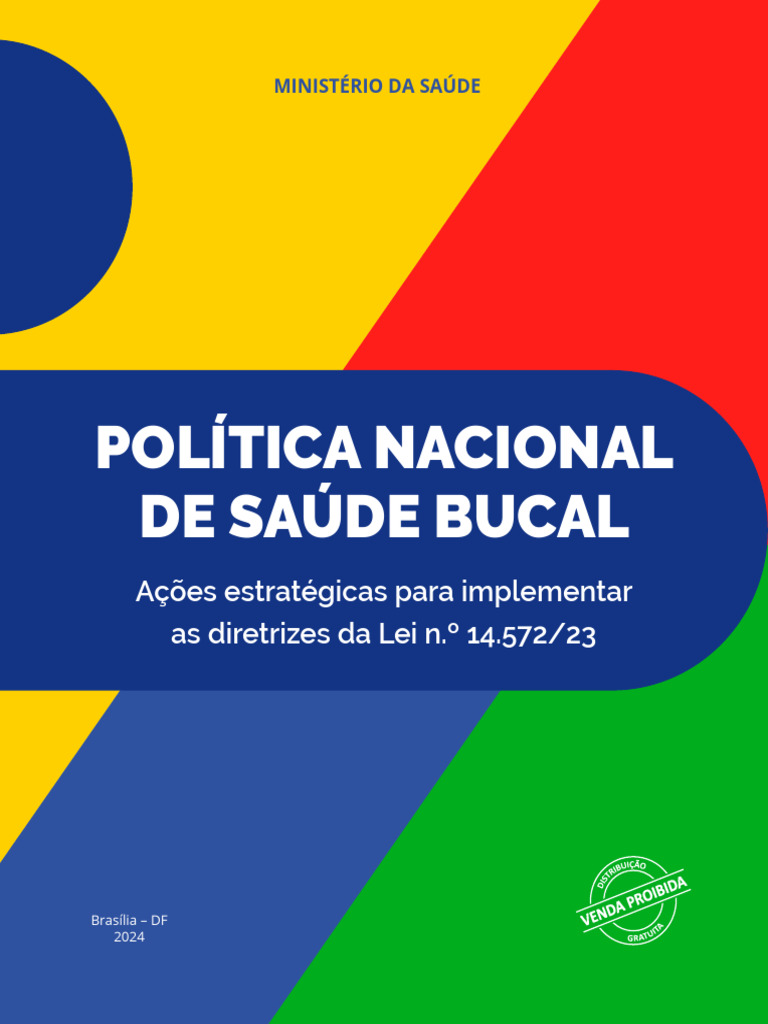 2024 Politica Nacional Saude Bucal Acoes | PDF