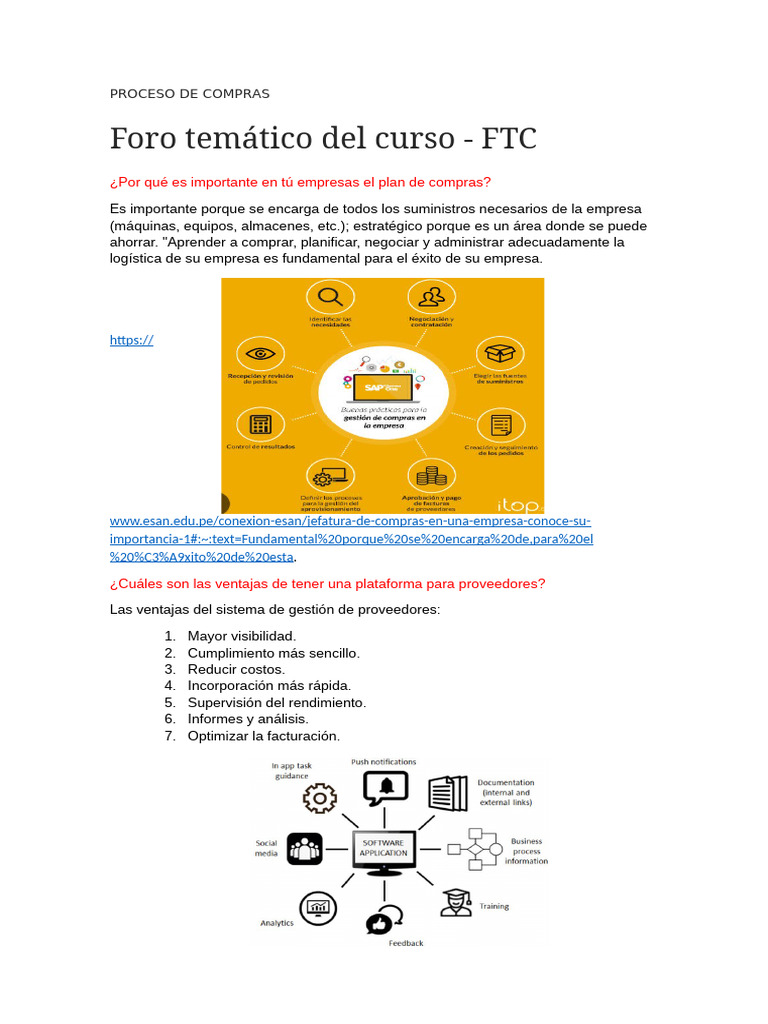 Proceso de Compras - FTC | PDF