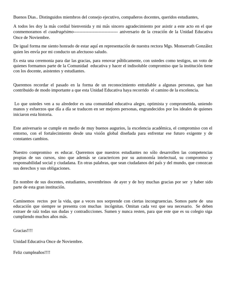 Bienvenida Seson Solemne Pdf