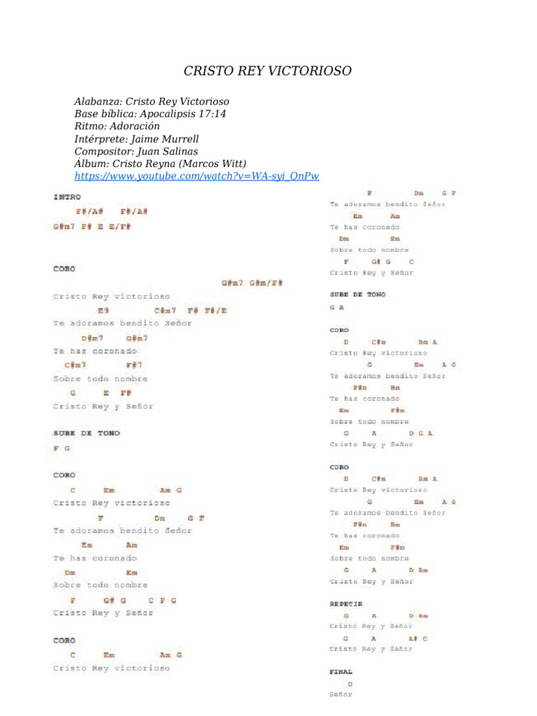 Cristo Rey Victorioso | PDF