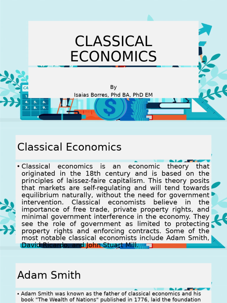 1 Classical-Economics - PPT | PDF | Economics | Classical Economics