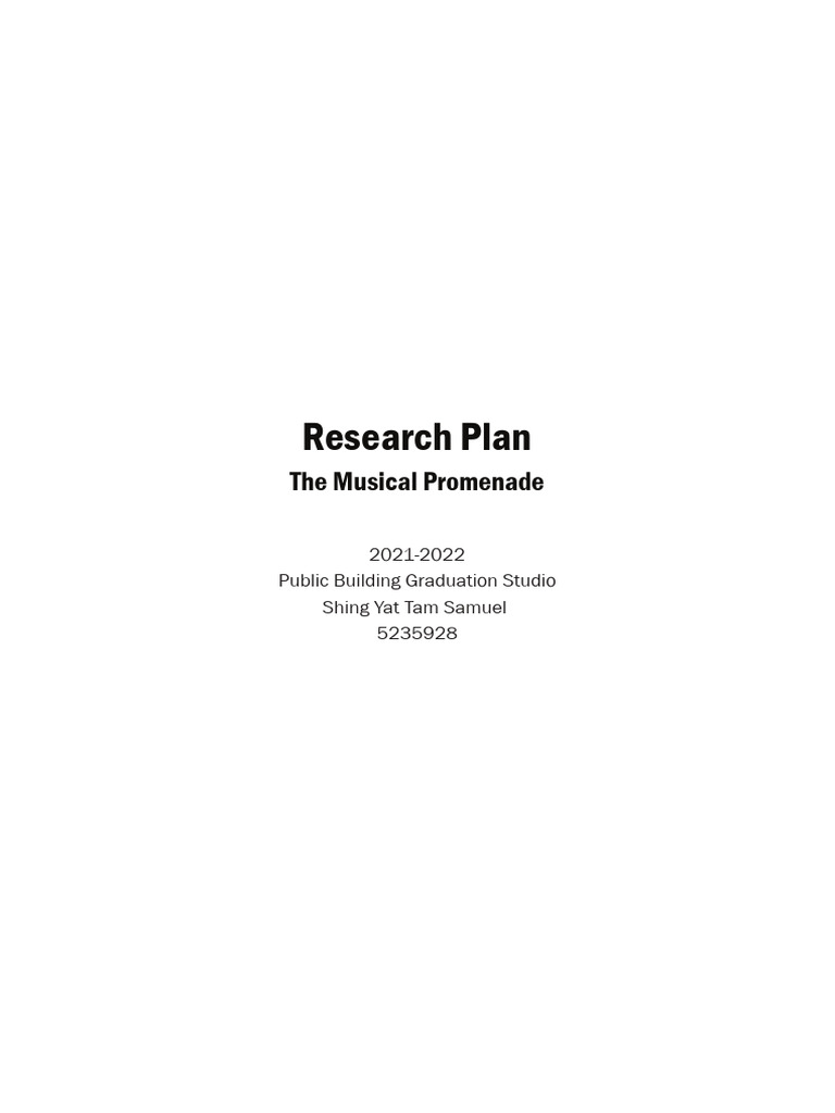 Samuel Tam 5235928 Research Plan | PDF