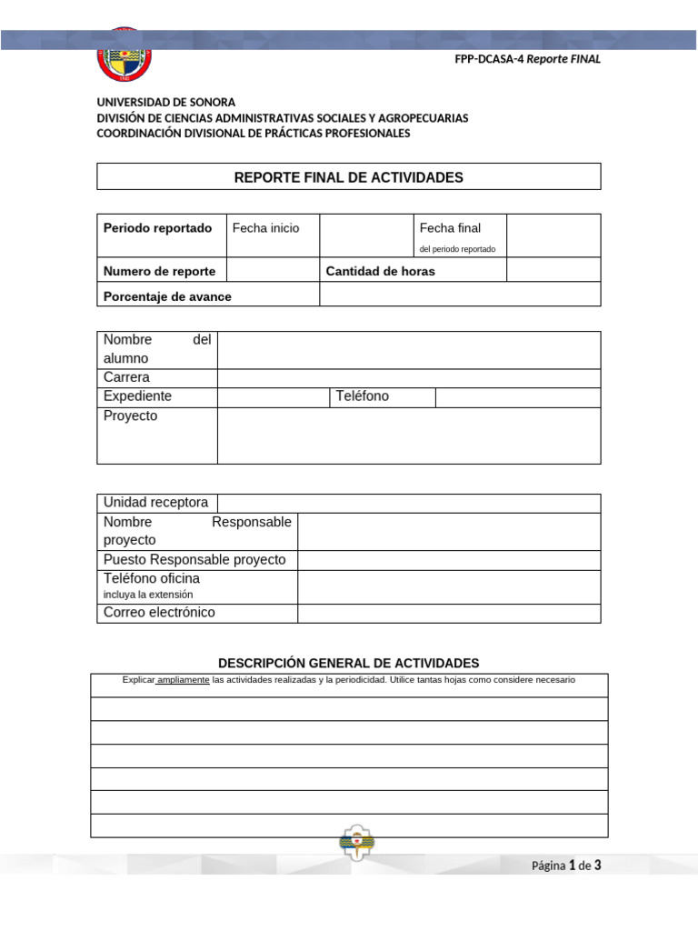 FPP-4 Informefinal Dcasa-1 | PDF