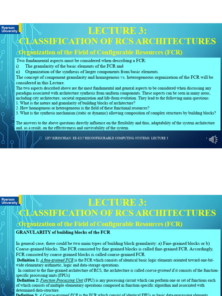 EE-8217 Lecture - 3 Part 1 and 2 Slides | PDF