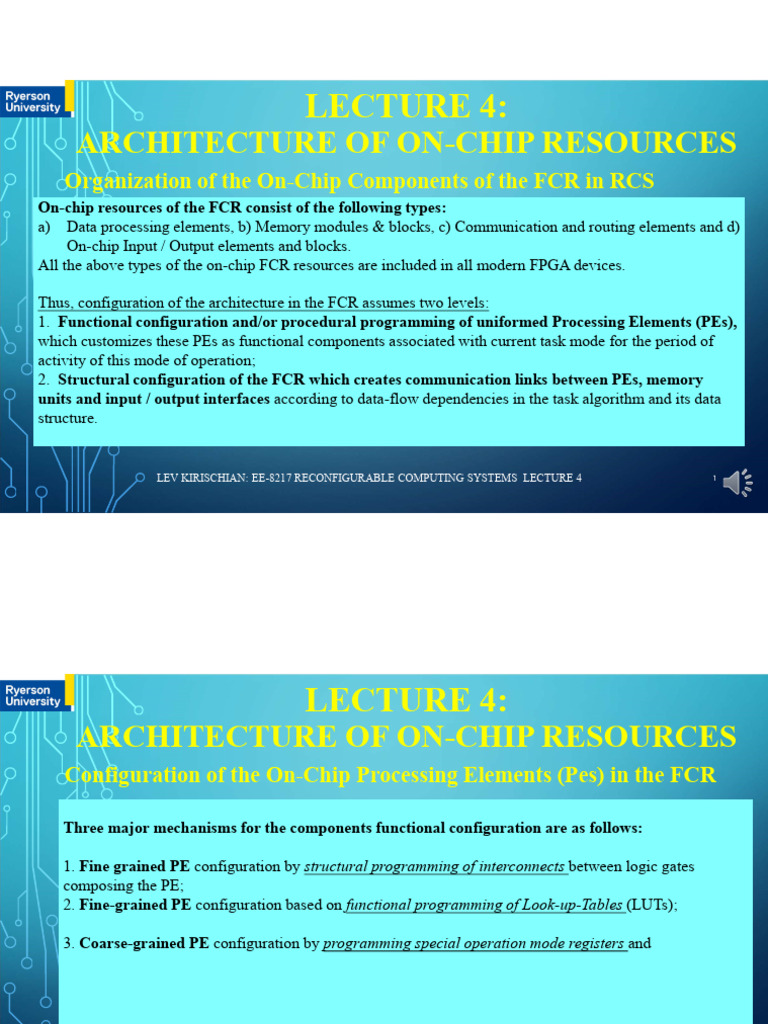 EE-8217 Lecture - 4 Slides | PDF