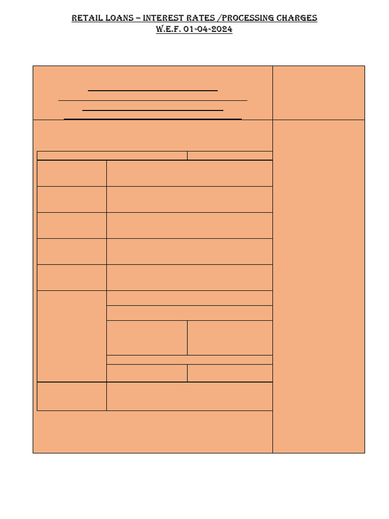 Interest Rates | PDF | Security Interest | Loans