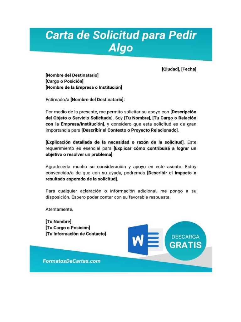 Carta Formal | PDF