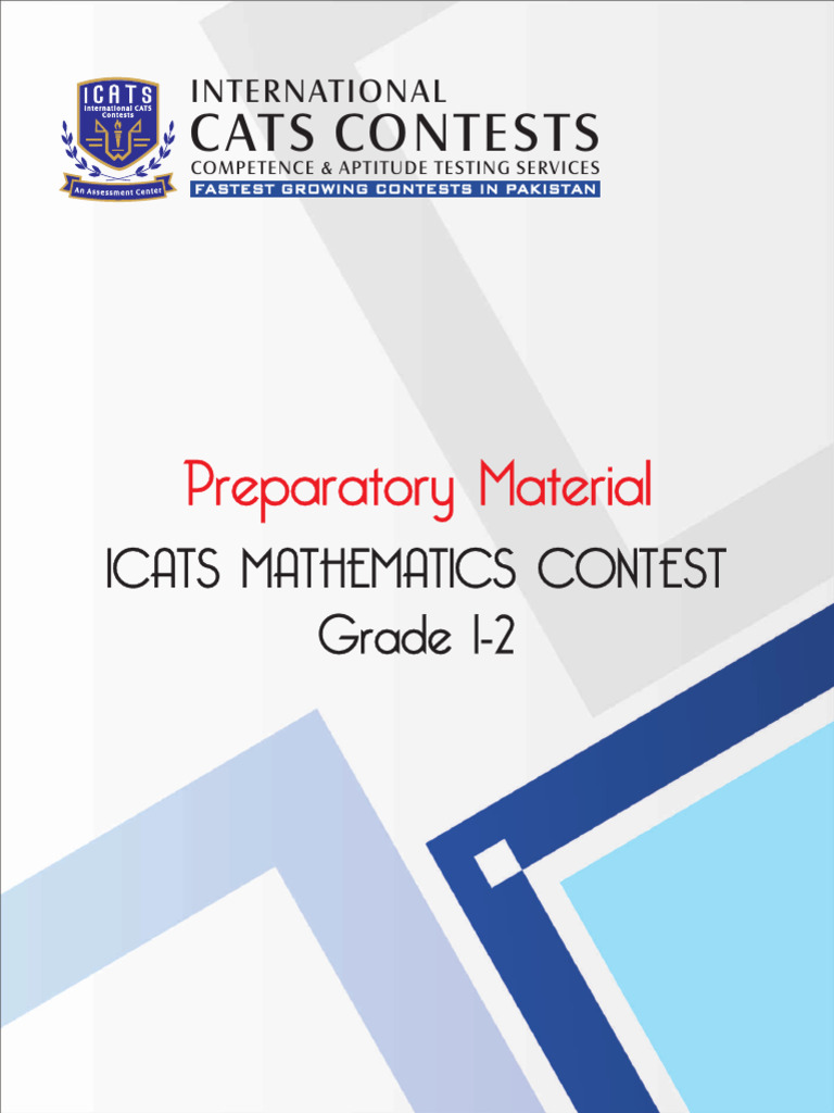 Preparatory Material Maths Grade 1 2 | PDF