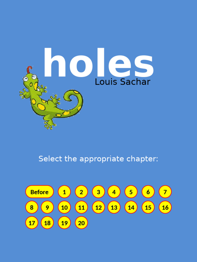 Holes Powerpoint | PDF