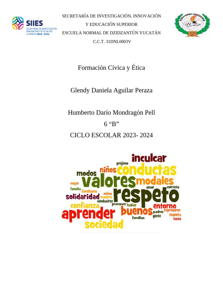 Formación Cívica y Ética | PDF