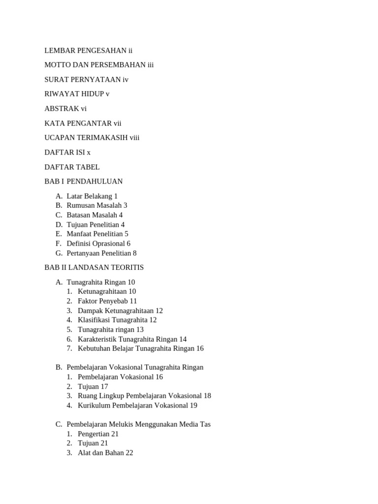 Daftar Isi | PDF | Metode & Bahan Ajar | Sains & Matematika