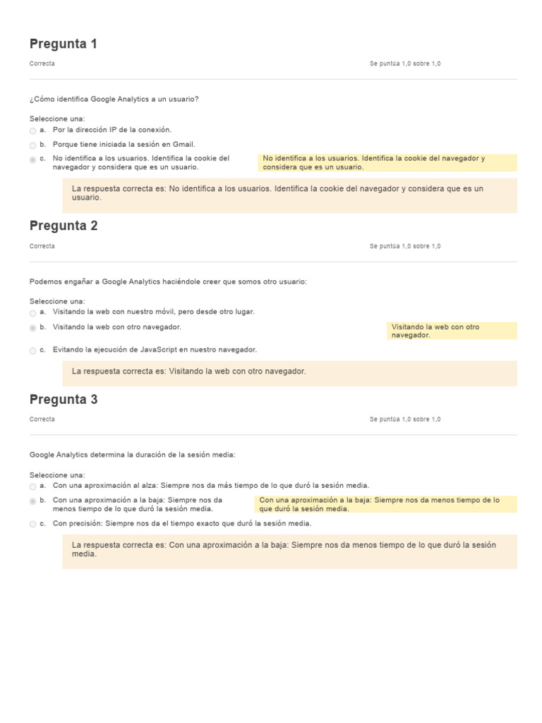 Examen2 - Analítica Web Con Google Analytics | PDF