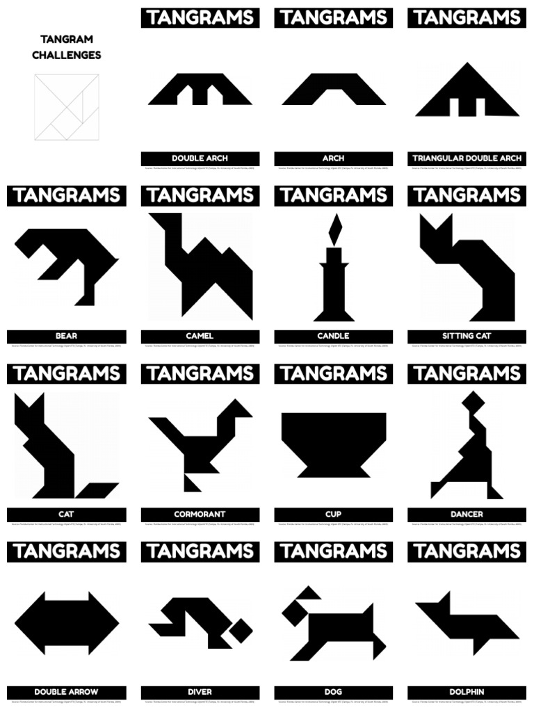 Tangram Binder | PDF | Elementary Geometry