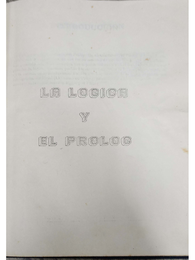 La Lógica y El Prolog | PDF