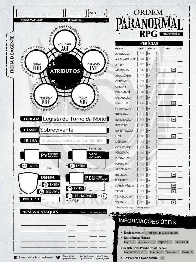 Ficha - Ordem - SAH | PDF