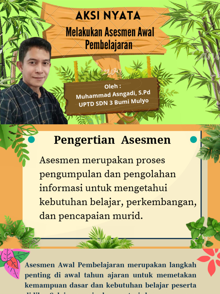 Aksi Nyata Asesmen Awal | PDF