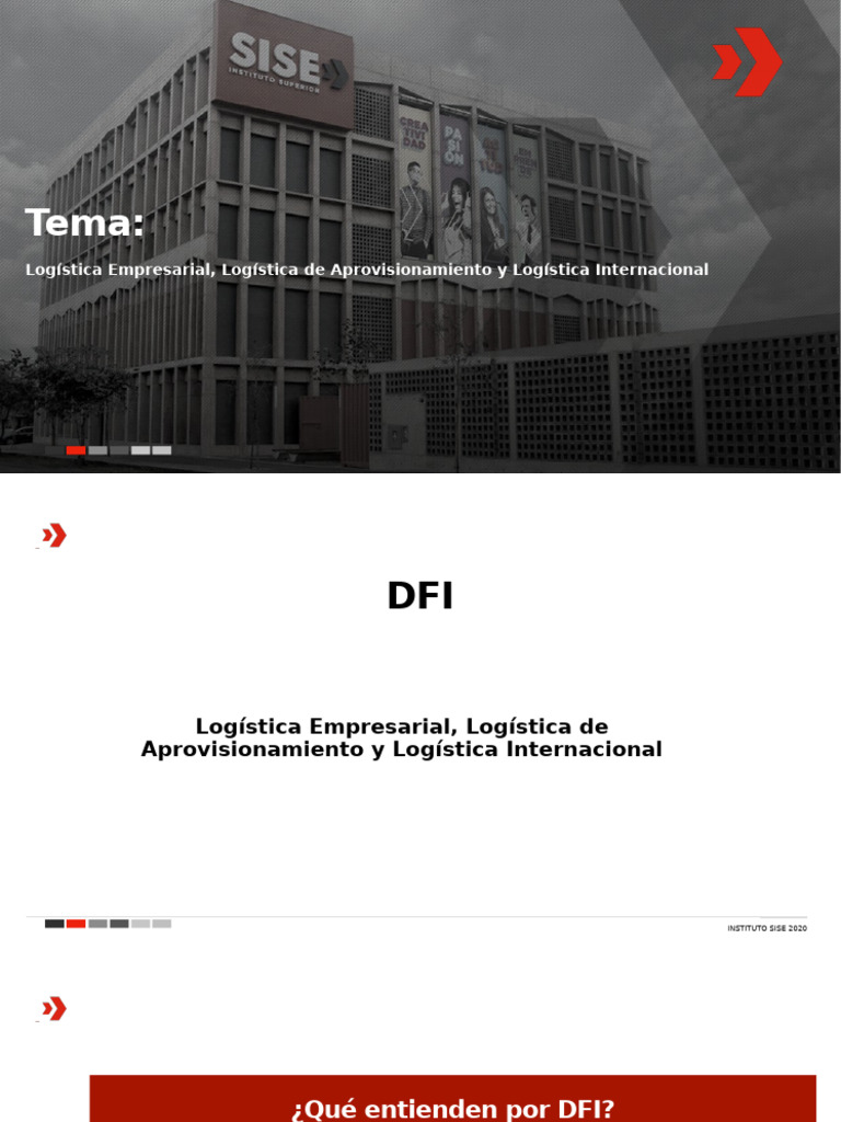 DFI 1 - Logística de Entrada, Empresarial y de Salida - INCOTERMS 2020 | PDF
